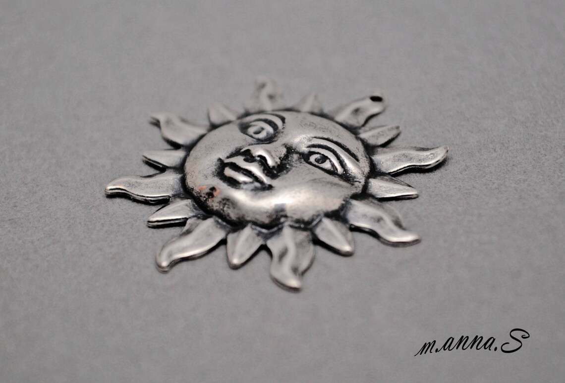 SUN SILICONE PENDANT Silicone Mold Sugarcraft Fimo Polymer - Etsy