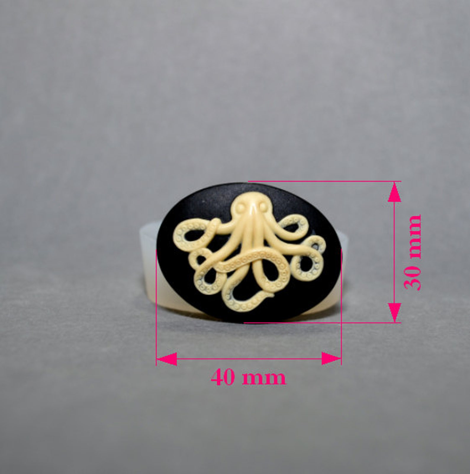 OCTOPUS SILICONE MOLD Cameo Fondant Icing Resin Fimo Polymer - Etsy