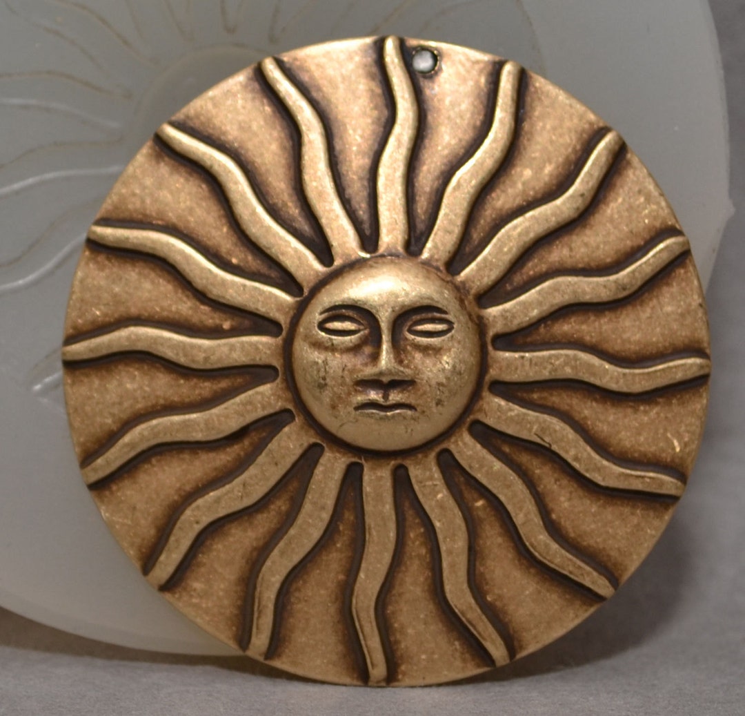 SUN Ornament SILICONE MOULD Silicone Mold Sugarcraft Fimo - Etsy