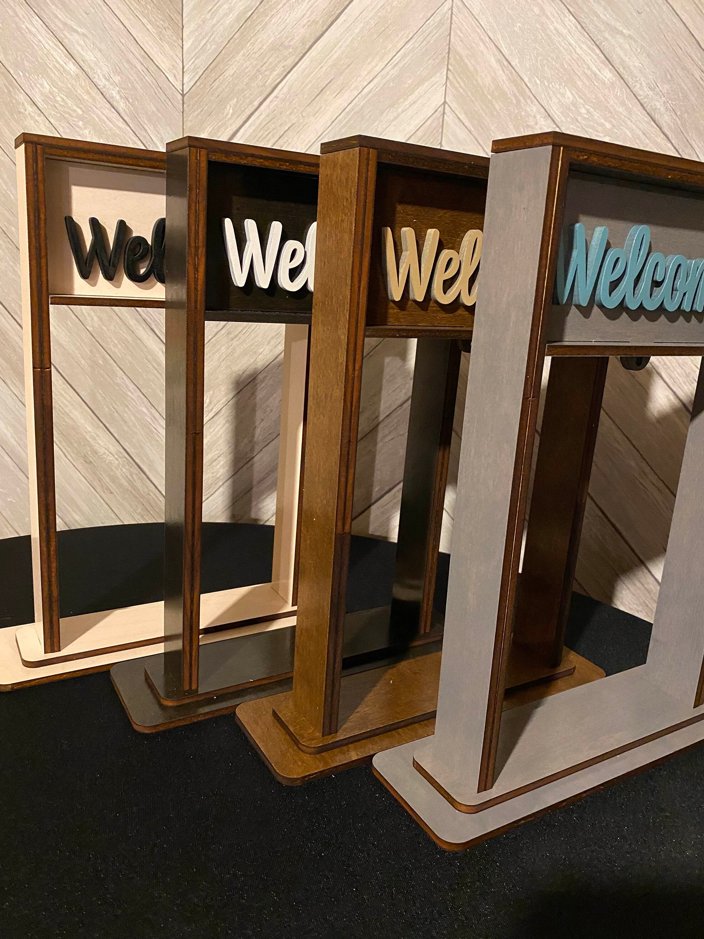 Mini Hanging Plant Welcome Sign Welcome Sign Planter - Etsy UK