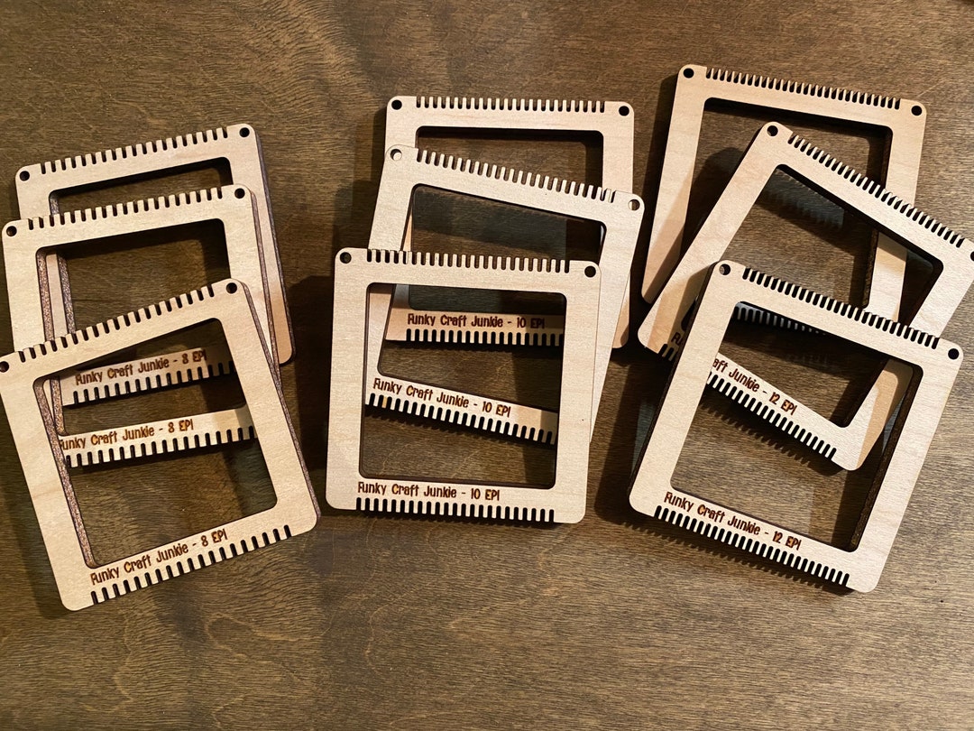 3 Inch Square Small Loom | Weaving Loom | Weaving Supplies | 8 Epi | 10 ...