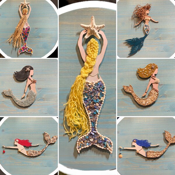 Mermaid Wall Hanging - Etsy