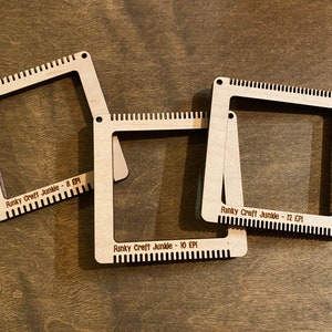 3 Inch Square Small Loom | Weaving Loom | Weaving Supplies | 8 Epi | 10 ...