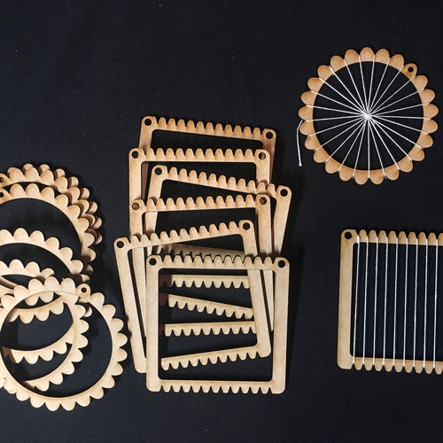 Circle Looms Weaving Loom Weaving Supplies Shape Loom - Etsy