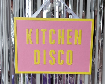 Kitchen Disco Neon Sign - Etsy
