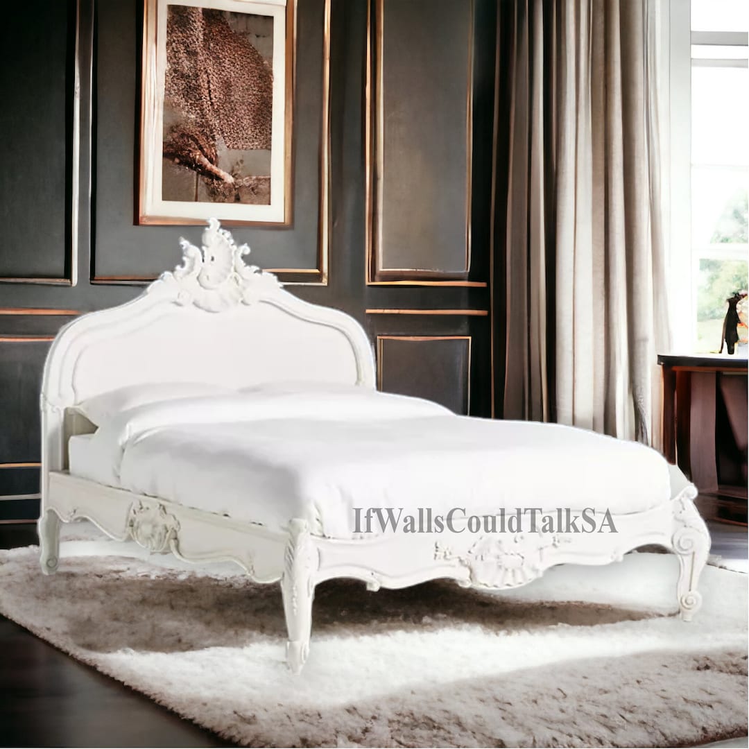 Indian Handmade Hand-carved Menara Bed - Etsy