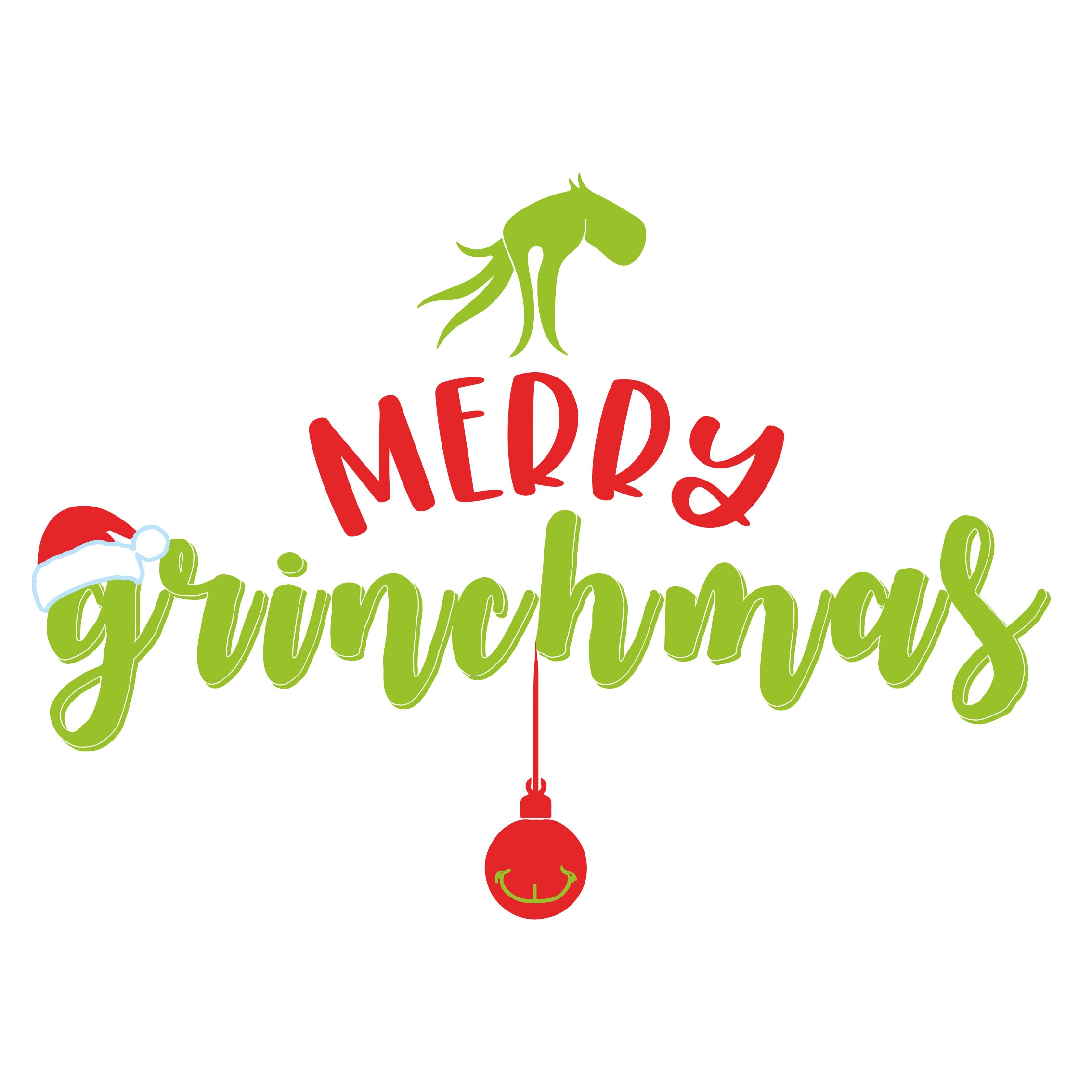 Merry Grinchmas Christmas Dr Seuss Svg 10 Svg Dxf Cricut Silhouette
