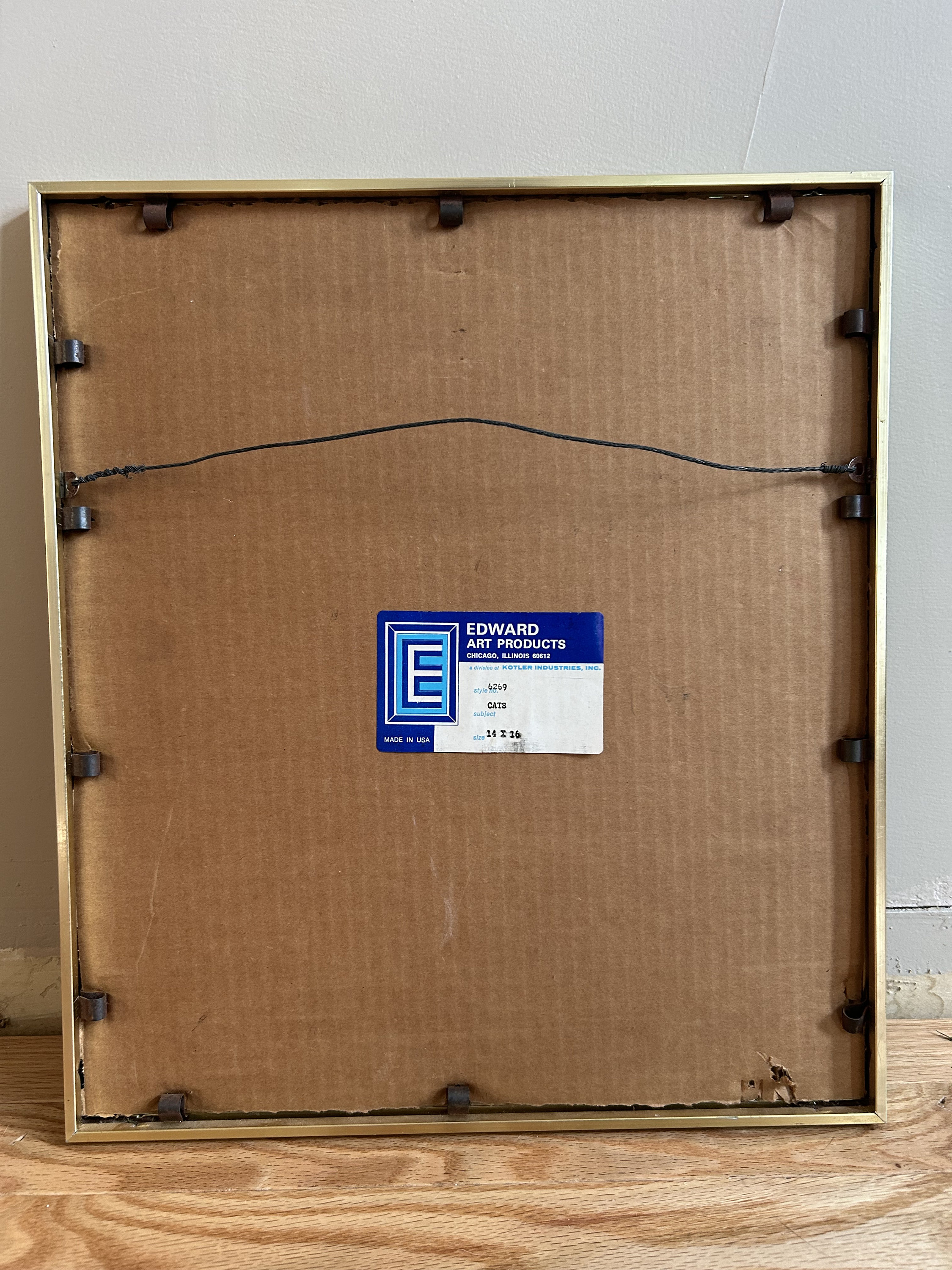 Vintage Mads Stage Art Print Framed Siamese Cat - Etsy