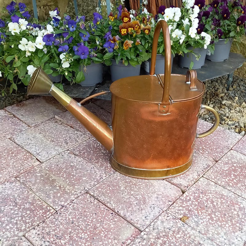 Copper Watering Cans - Etsy