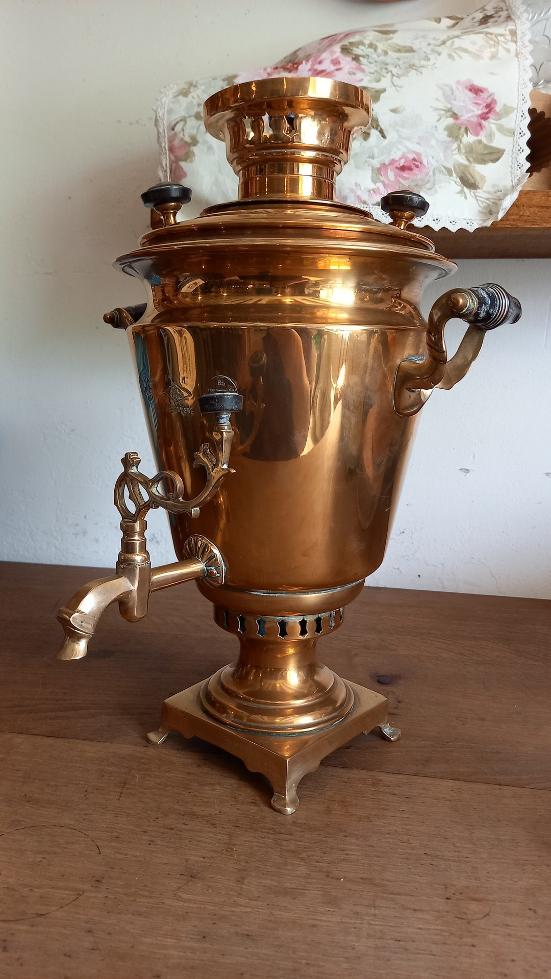 Antique Russian Samovar Tea Urn - Etsy