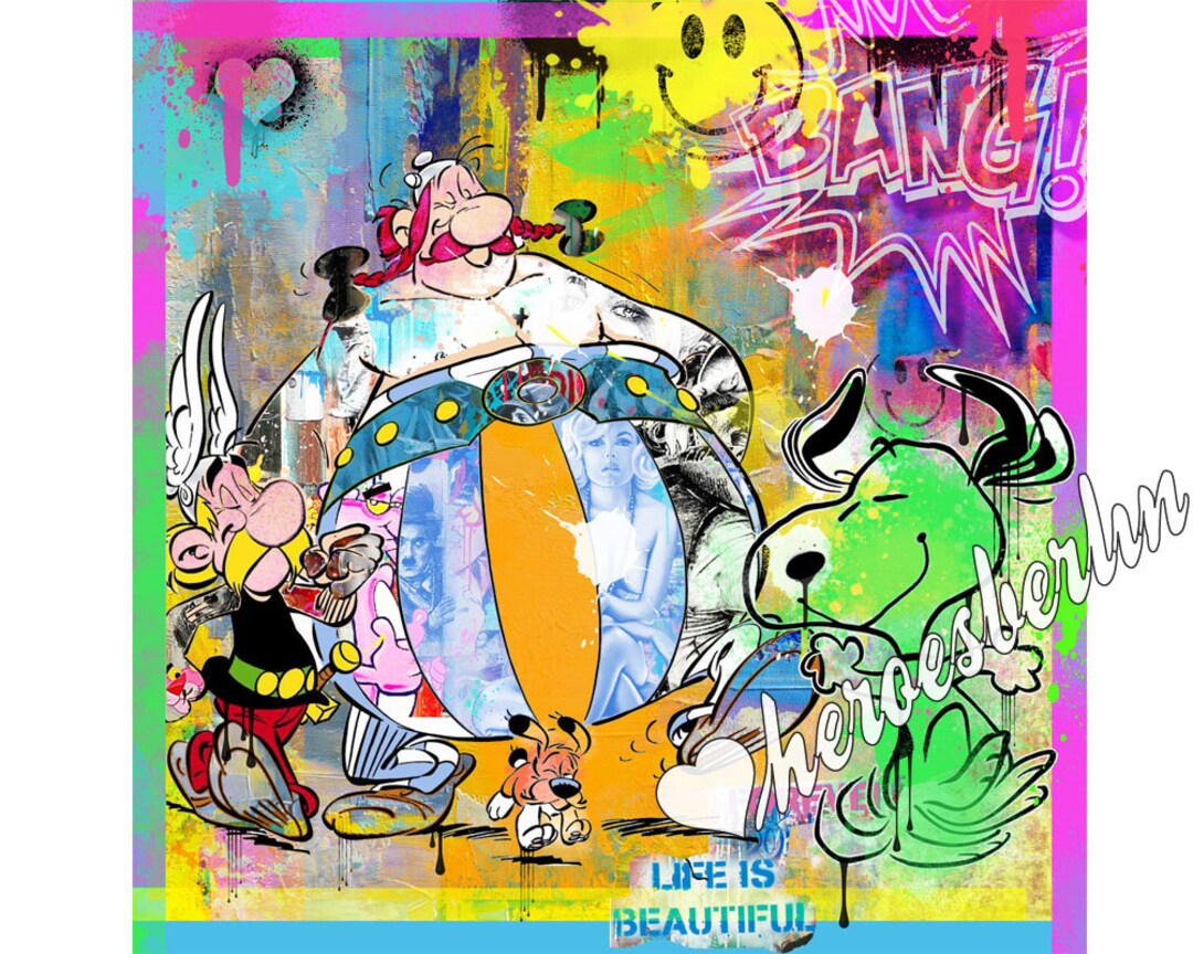 Asterix&oble/ix | Pop Art | Bild | Kunst | Contemporary | Modern Art ...