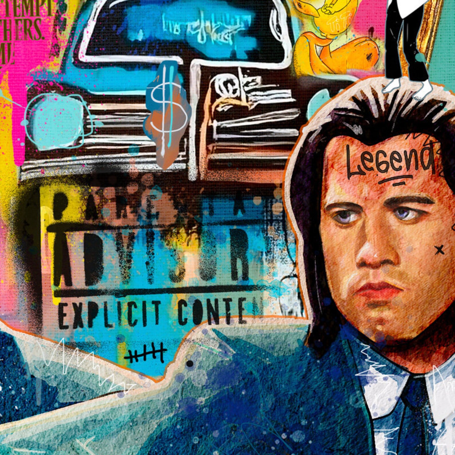 Leinwand Pop Art