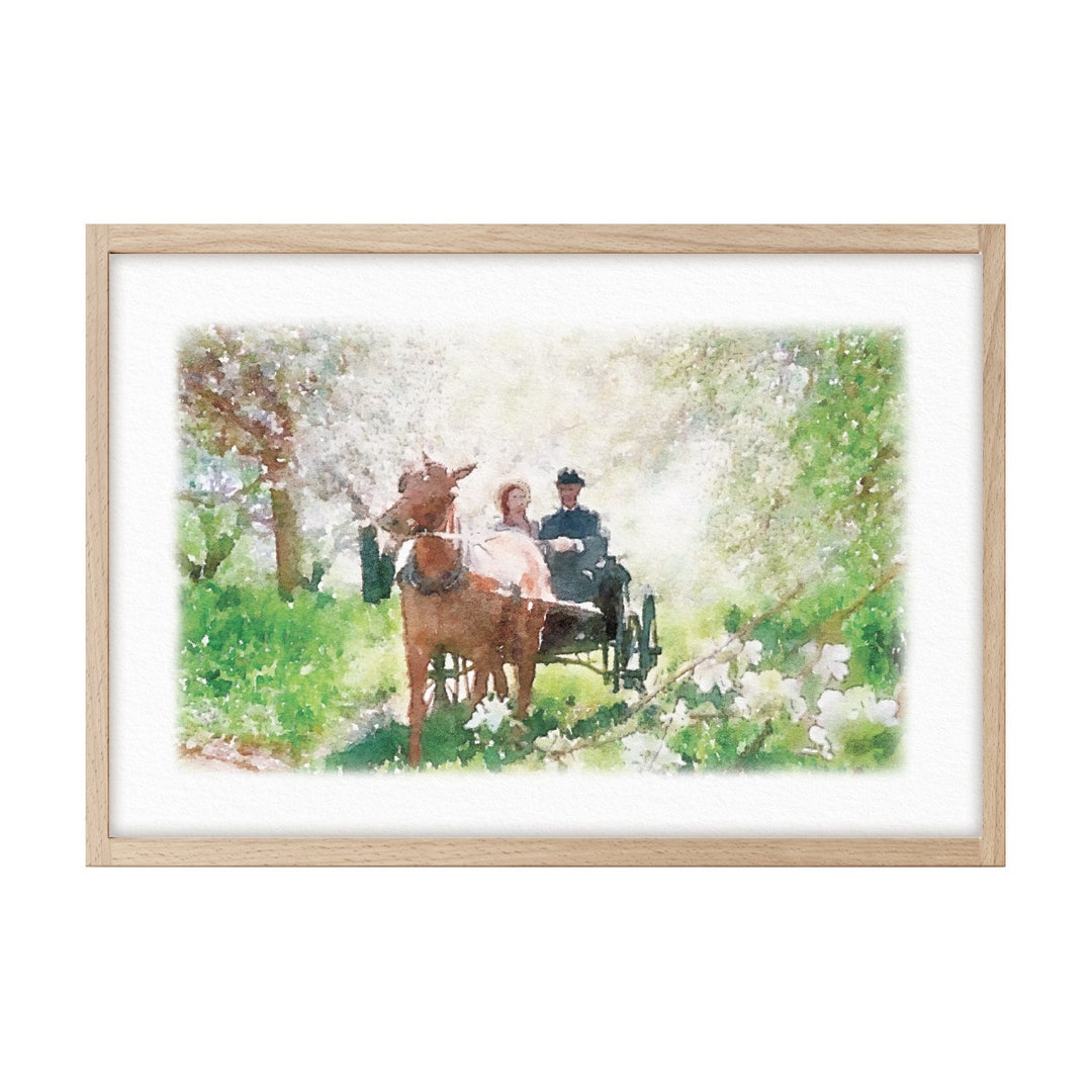 White Way of Delight Limited Edition Illustrated Print on Watercolor ...
