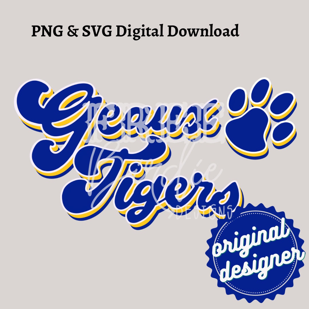 Geaux Tigers PNG for Sublimation and SVG Files; Hanson Tigers T-shirt ...