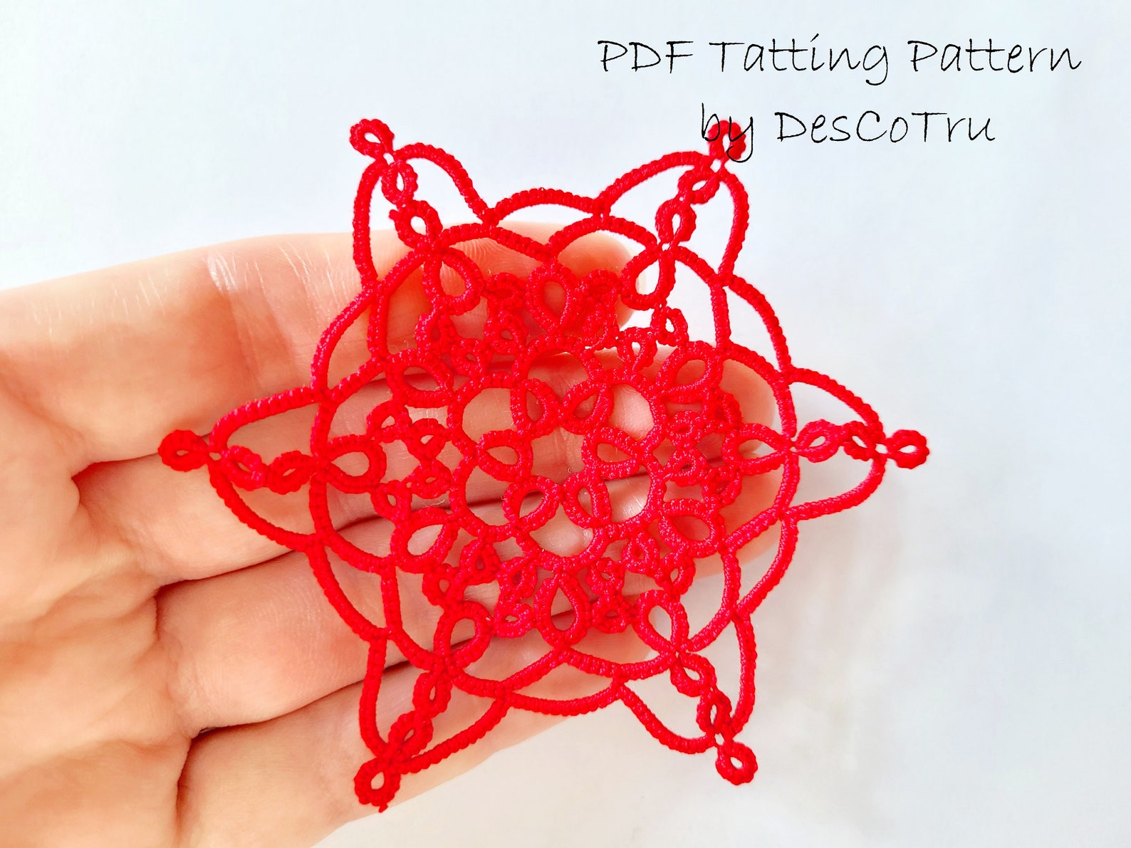 Tatting Pattern Christmas Star 