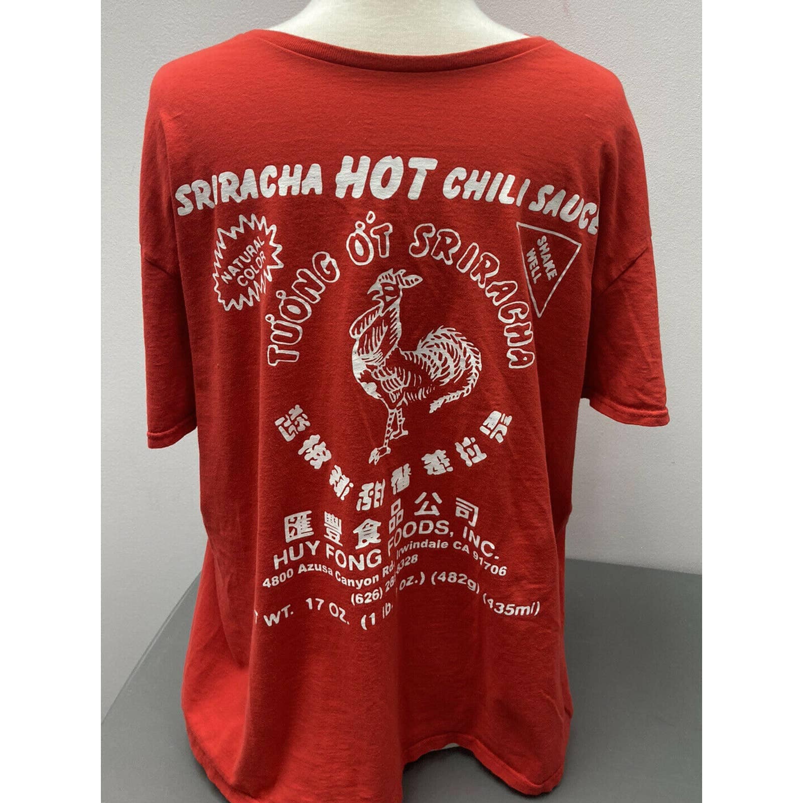 Sriracha Hot Chili Sauce Red Mens T Shirt Xxl Condiments Etsy