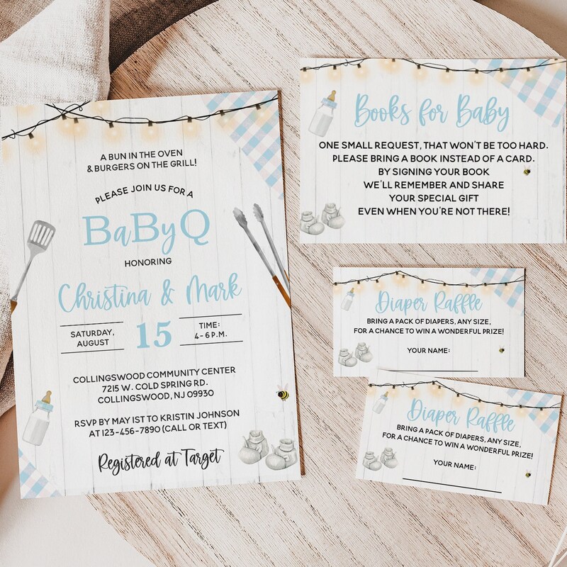 Babyq Invitation - Etsy