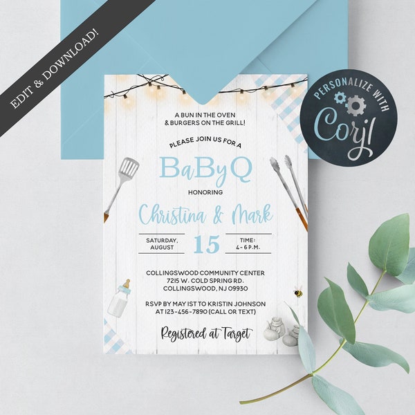 Blue Baby Que - Etsy