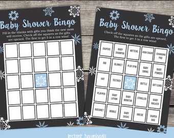 Baby Bingo Woodland Animals. Baby Shower Bingo. Baby Shower - Etsy