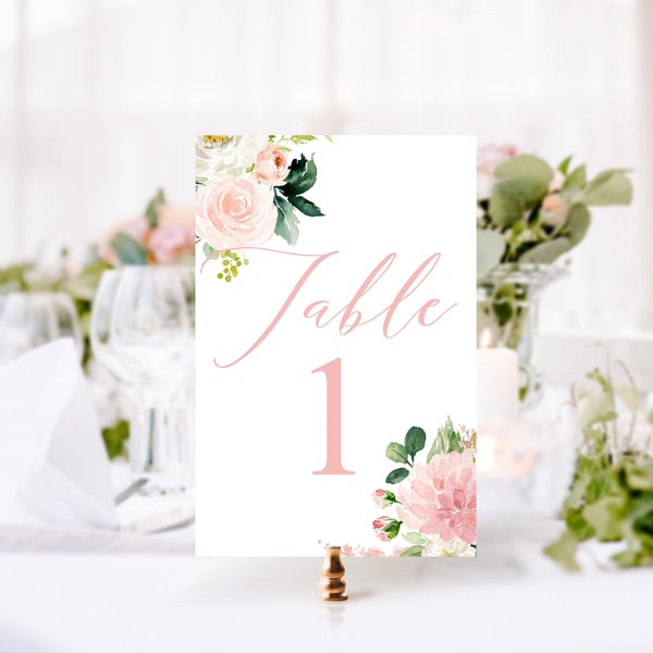 Table Number Cards - Etsy