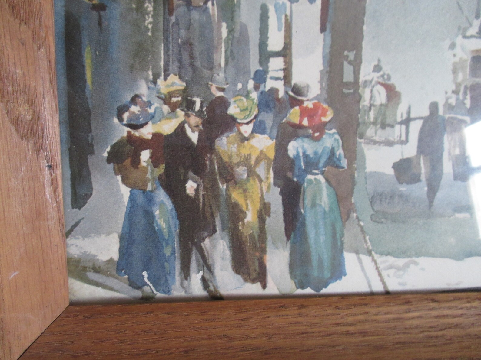 Vintage Watercolor Print CC Beall Chinatown San Francisco | Etsy