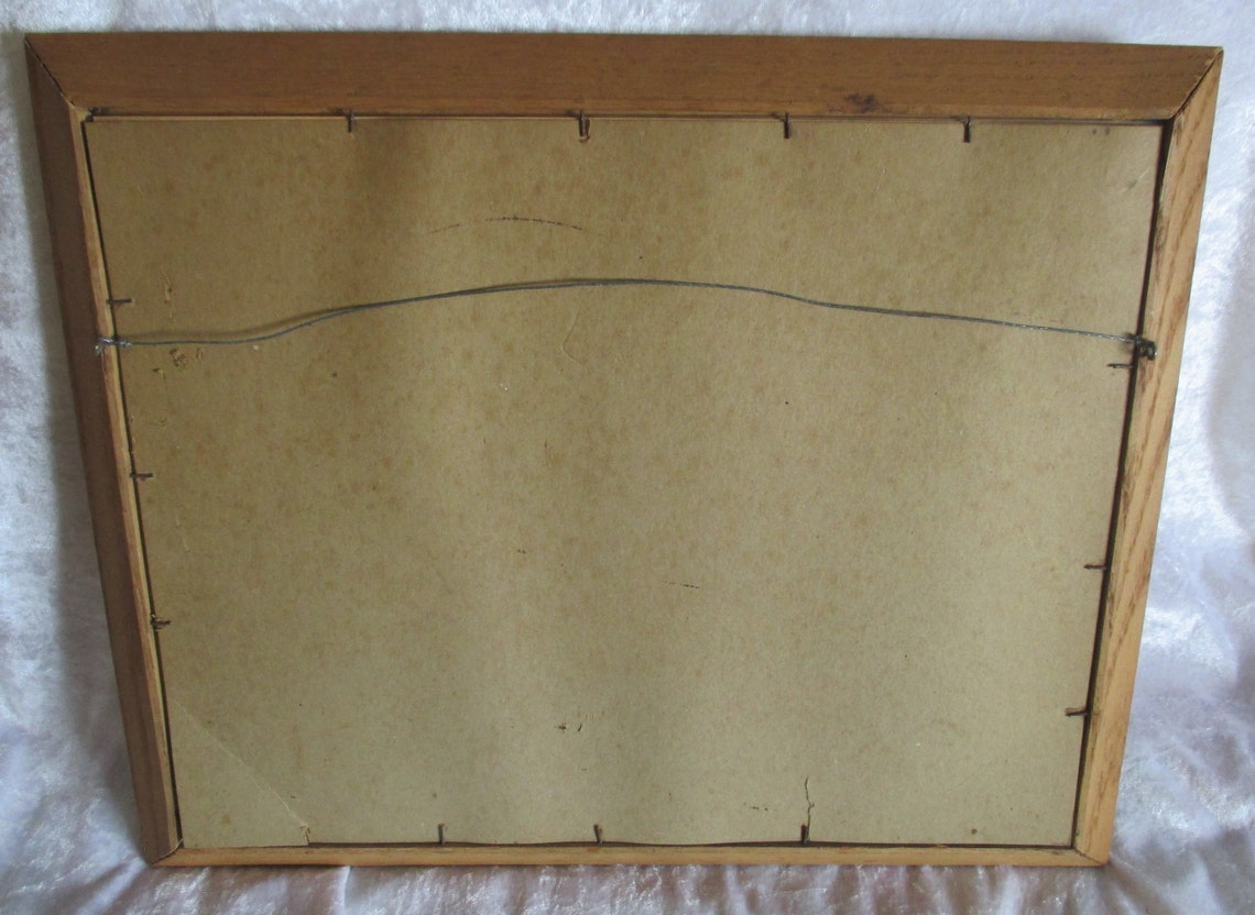 Vintage watercolor print CC Beall Chinatown San Francisco | Etsy