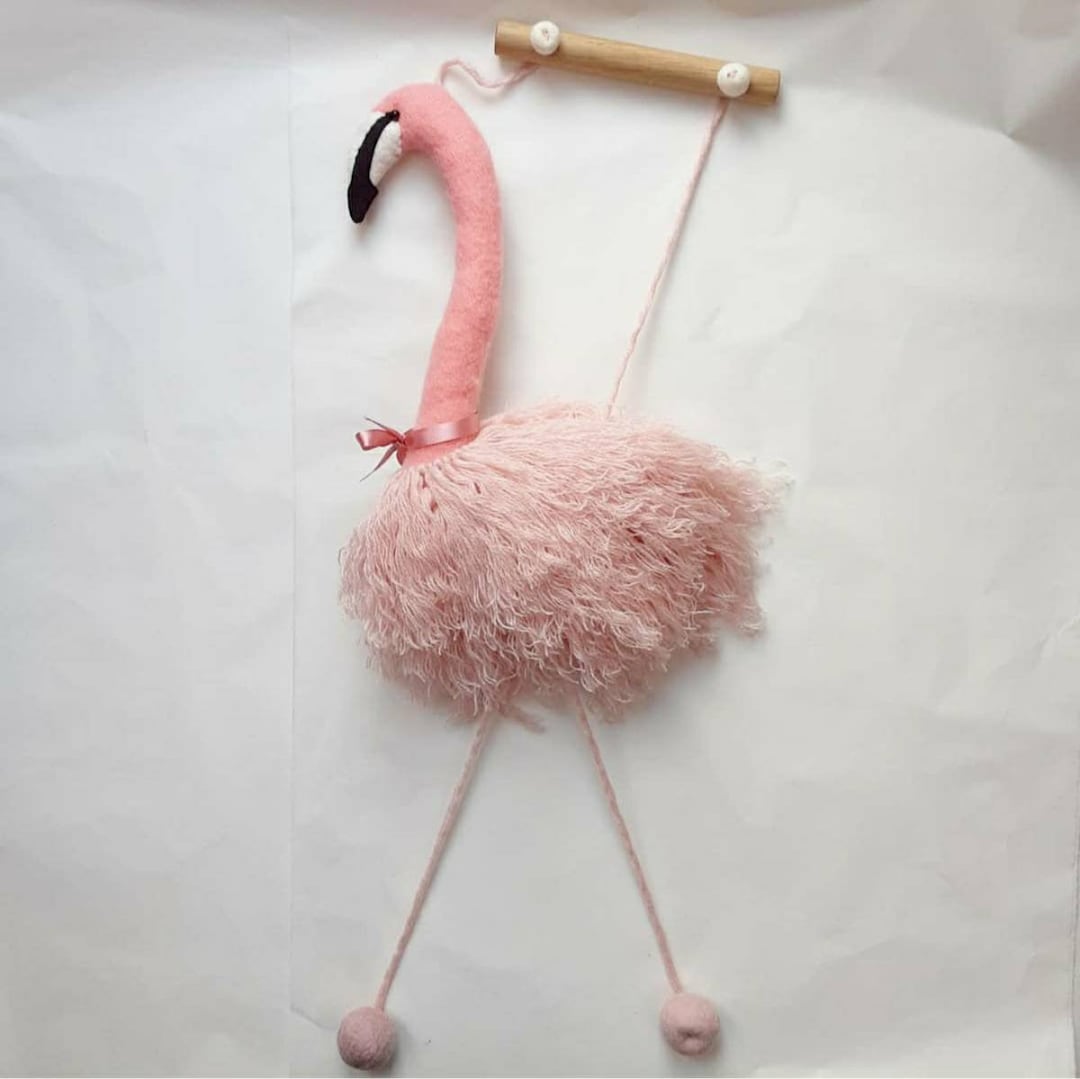 Flamingo Puppet - Etsy