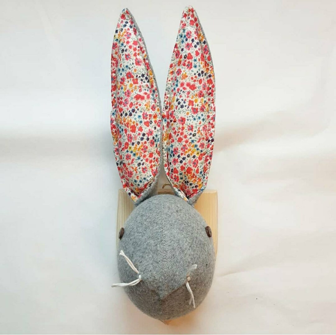 Rabbit Trophy Head - Etsy