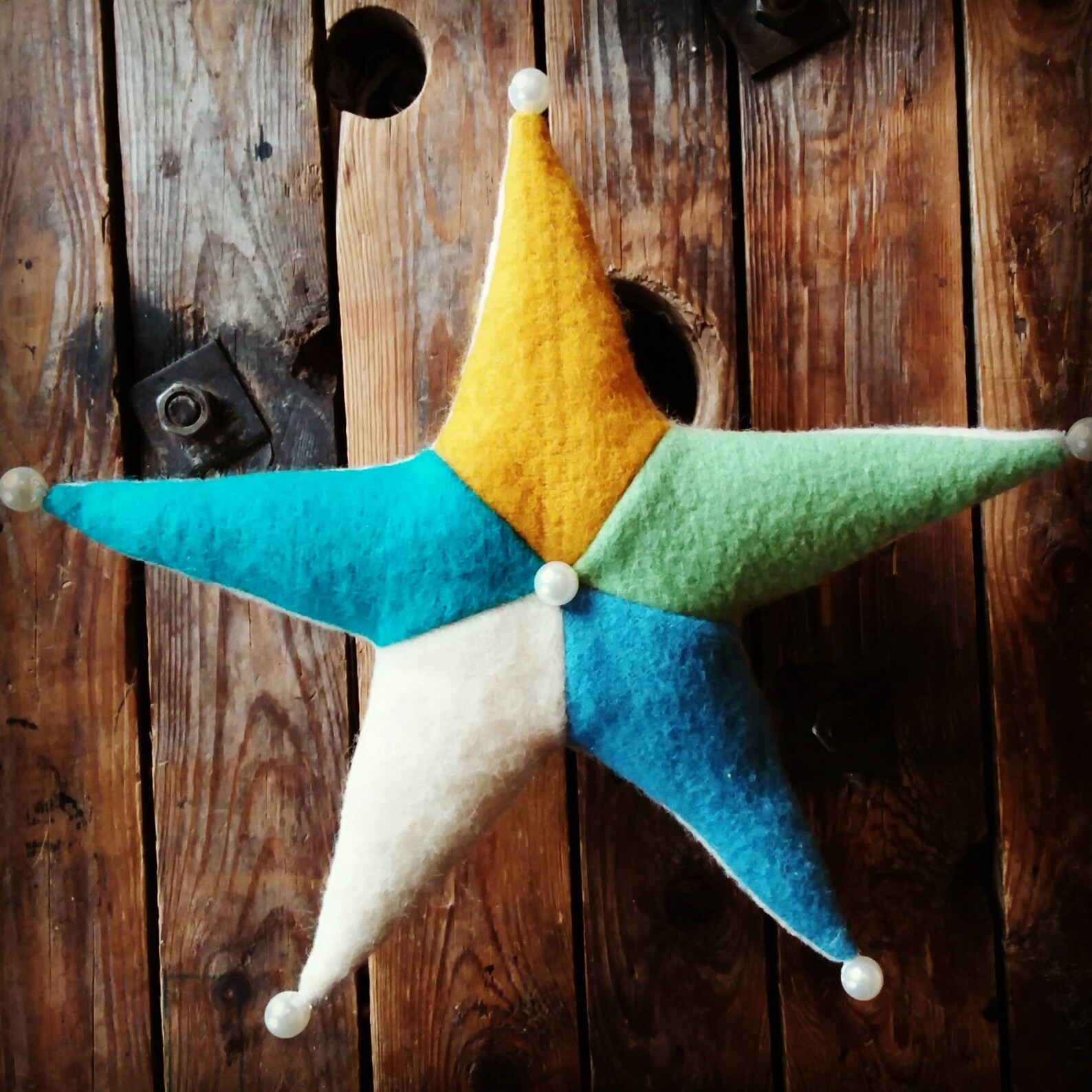 Wool Star Decoration for Hanging - Etsy