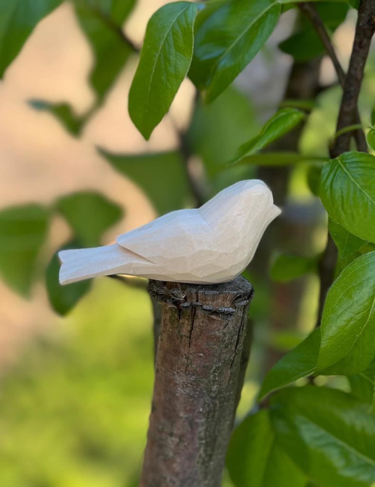 Hand Carved Wooden Birds - Etsy