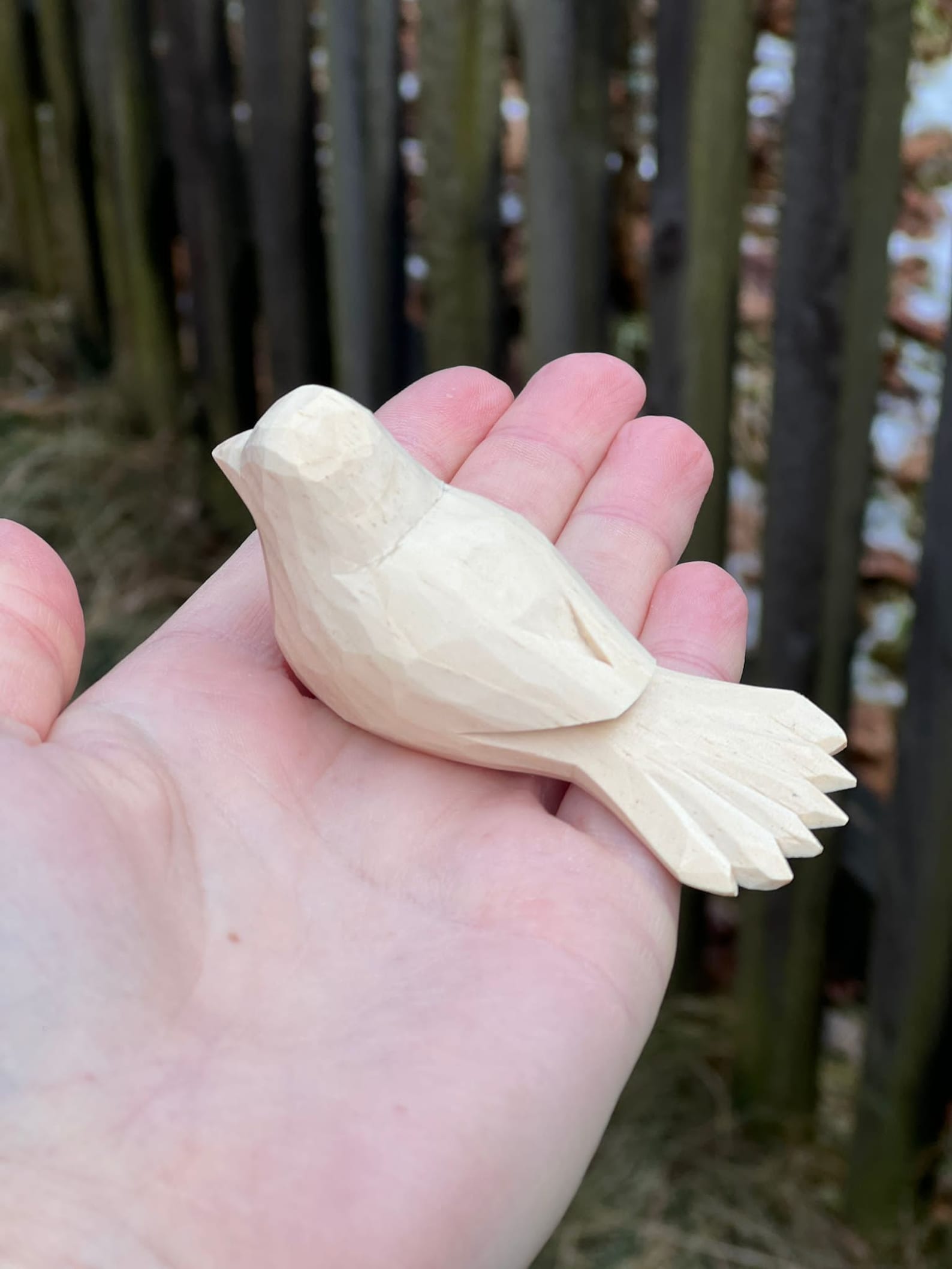 Hand Carved Wooden Birds - Etsy