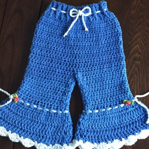Baby Ruffle Pants Crochet Pattern | Etsy