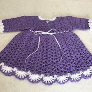 Baby Dress Winter PATTERN 9 TO 12 Mth Mary - Etsy