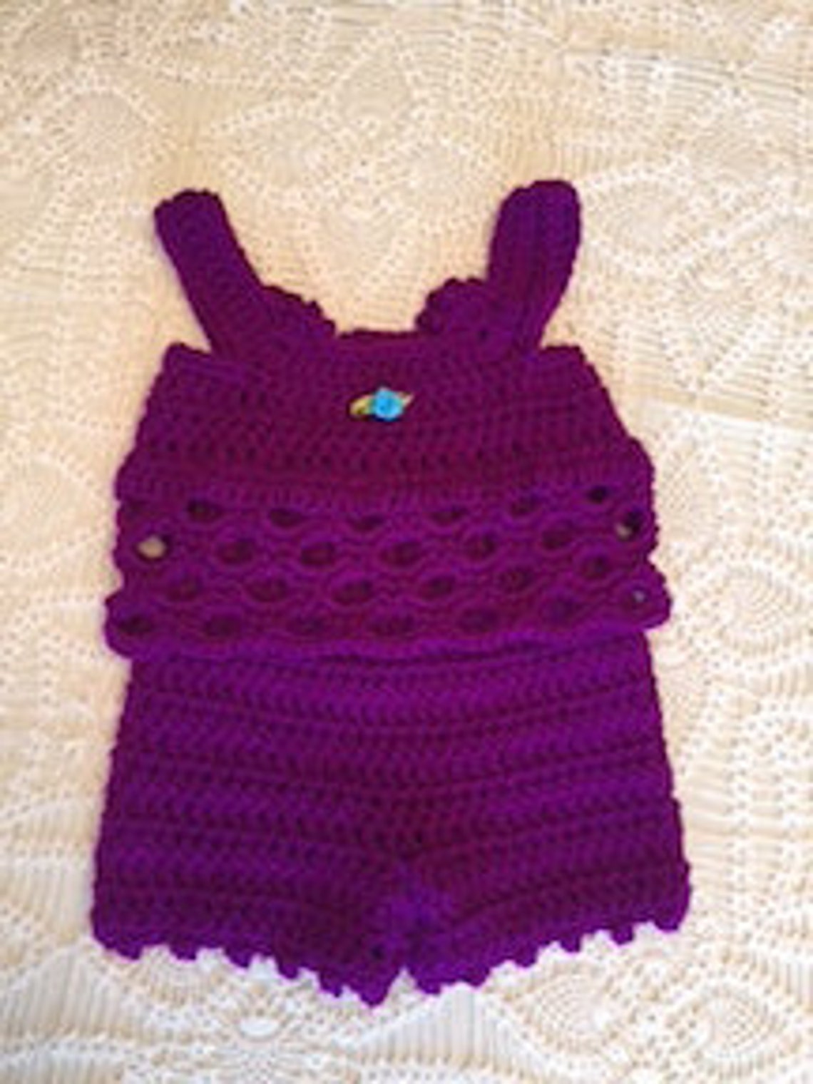 Crochet Short Set 3 to 6 Month PATTERN - Etsy