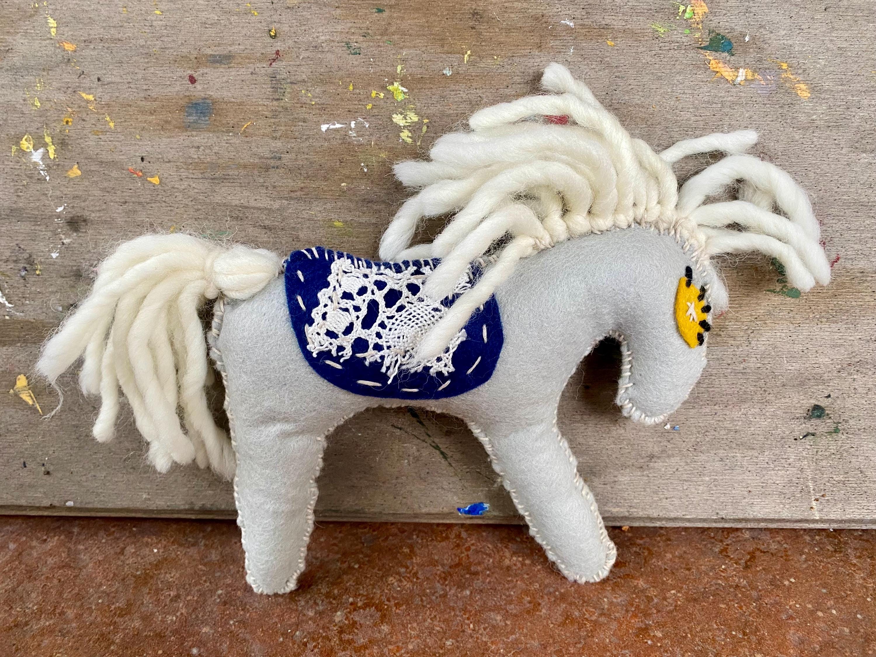 Easy Sewing Felt Horse Pattern Hand Sewed Felt Animal PDF Pattern Felt ...