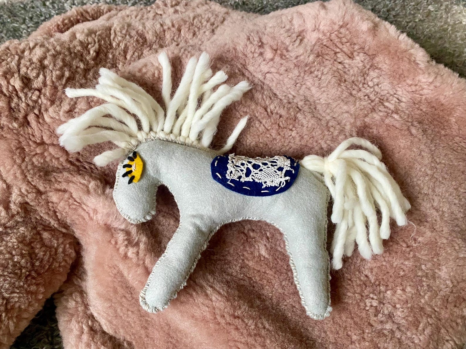 Easy Sewing Felt Horse Pattern Hand Sewed Felt Animal PDF Pattern Felt ...