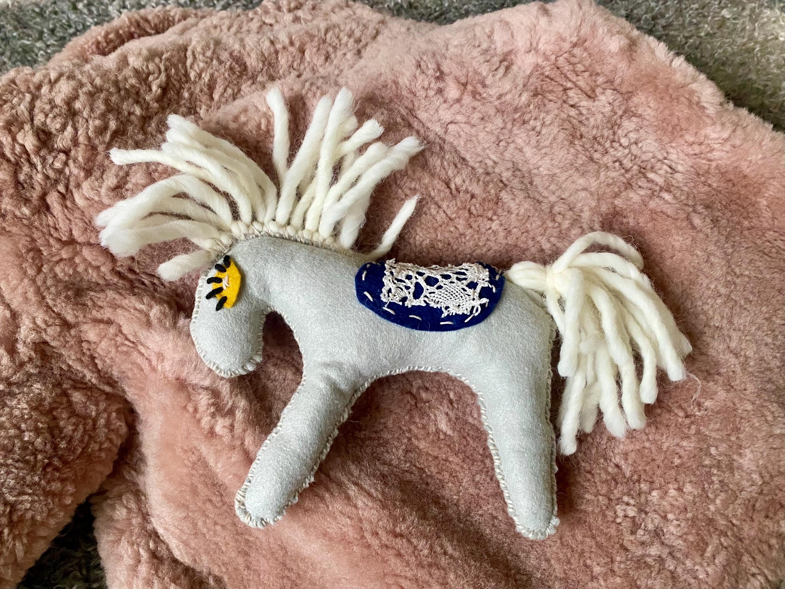 Easy Sewing Felt Horse Pattern Hand Sewed Felt Animal PDF Pattern Felt ...