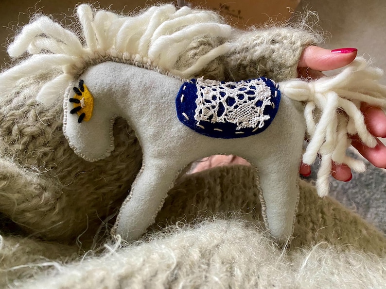 Easy Sewing Felt Horse Pattern Hand Sewed Felt Animal PDF Pattern Felt ...