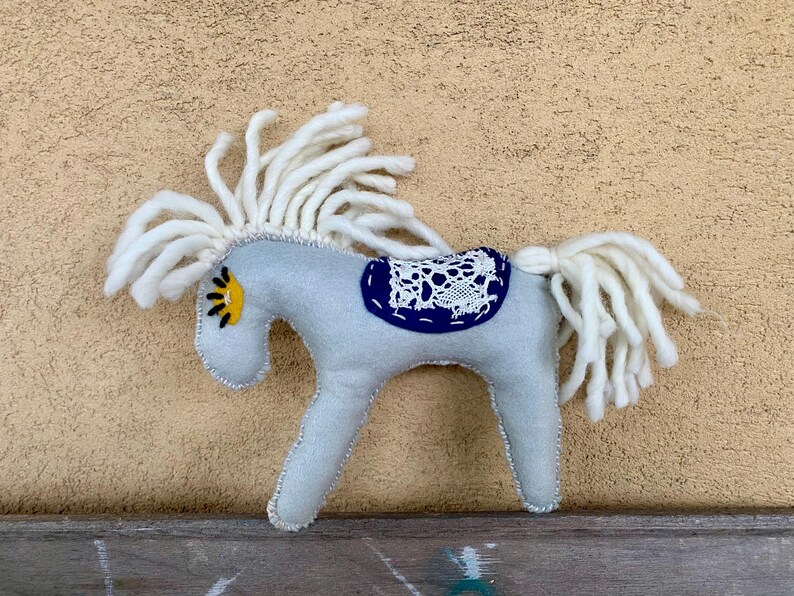 Easy Sewing Felt Horse Pattern Hand Sewed Felt Animal PDF Pattern Felt ...