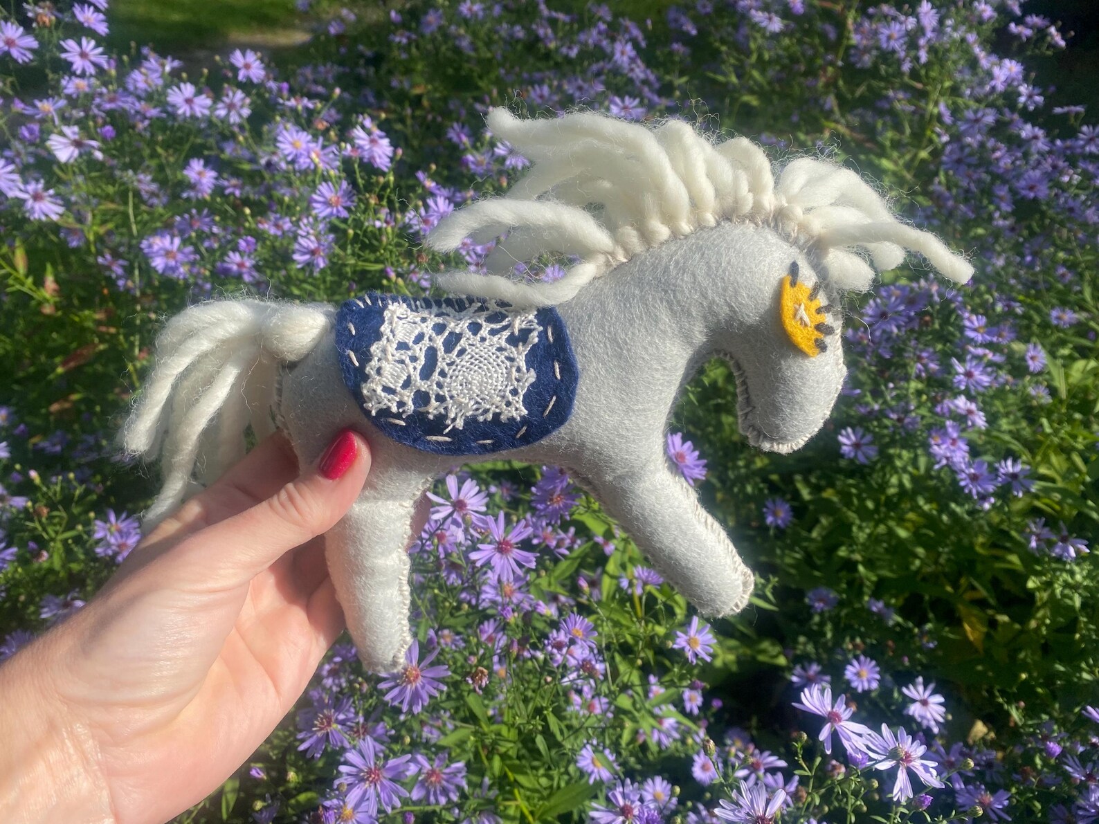 Easy Sewing Felt Horse Pattern Hand Sewed Felt Animal PDF Pattern Felt ...