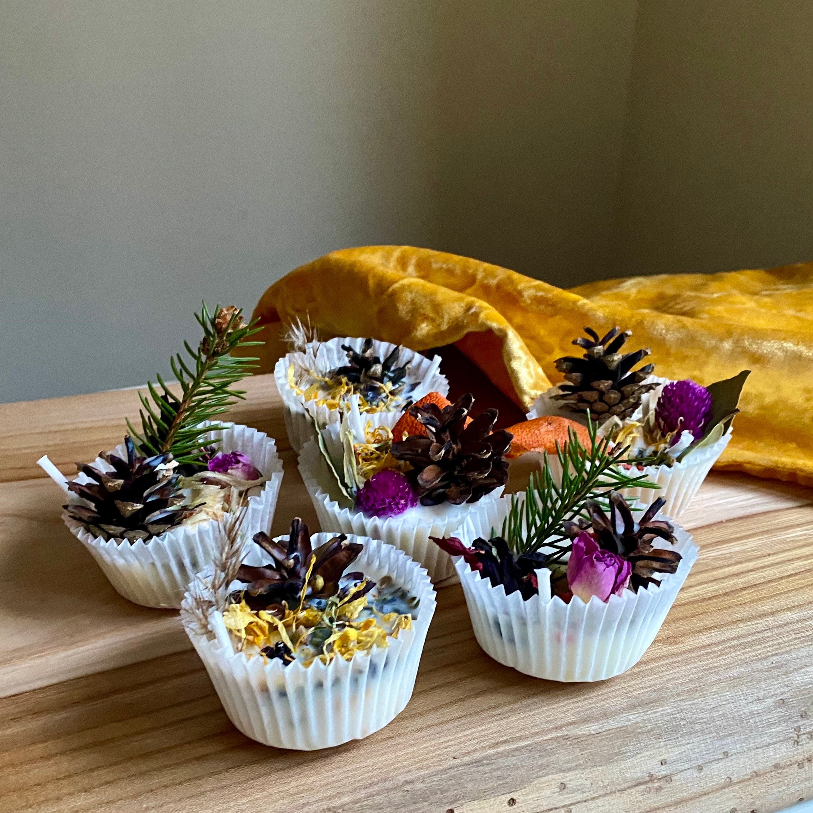 Natural Fire Starters 6 Fire Lighters Soy Wax Firestarters Handmade ...