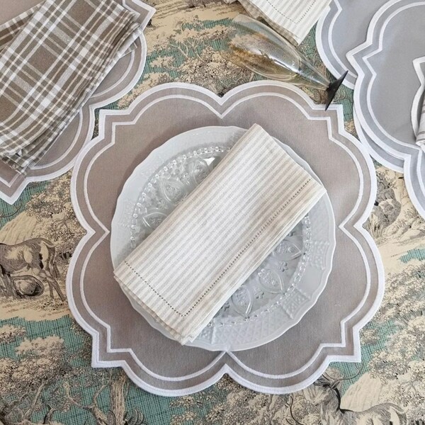Gray Table Decor - Etsy