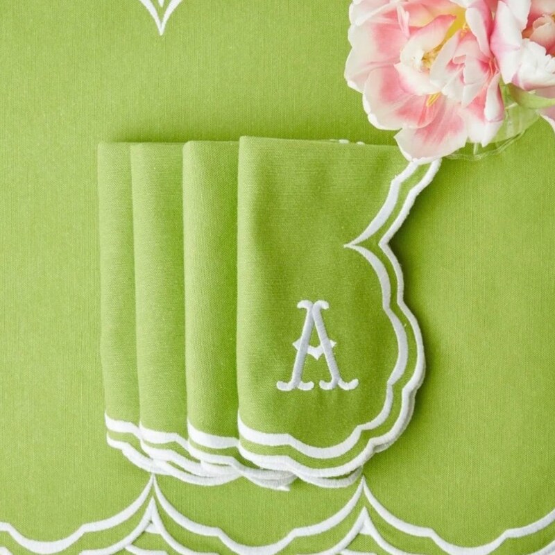 Chartreuse Napkins - Etsy