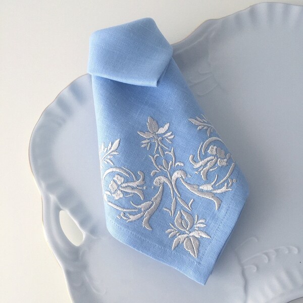 Blue Napkins - Etsy