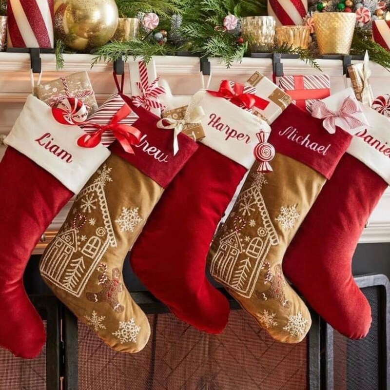 Gingerbread Stocking - Etsy