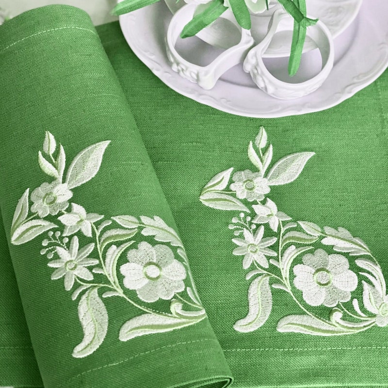 Rabbit Napkin - Etsy