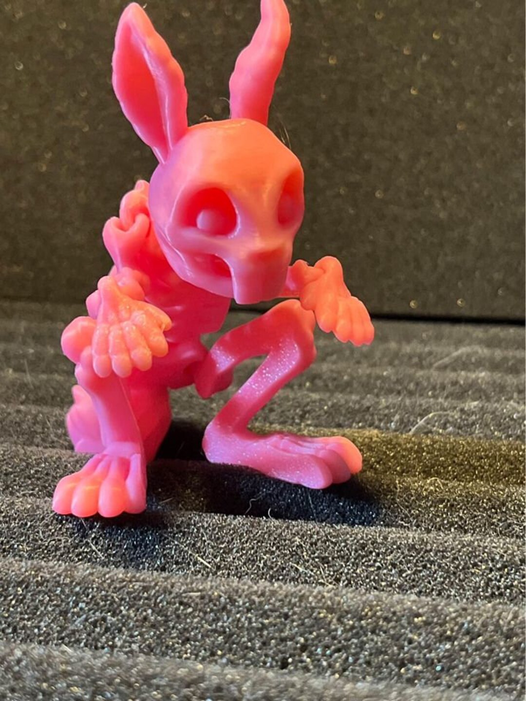 Skeleton Bunny Rabbit Halloween Decoration Fidget Toy - Etsy