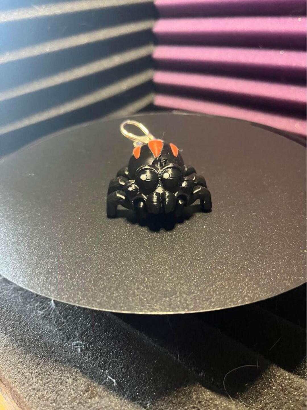 3D Printed Spider Keychain, Customizable Colors - Etsy