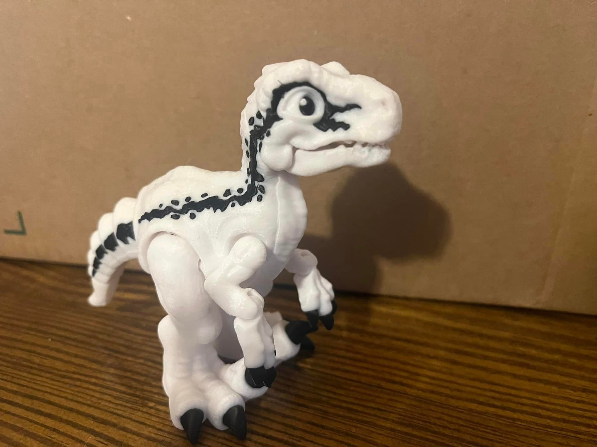Velociraptor Dinosaur Fidget Toy 3D Printed - Etsy