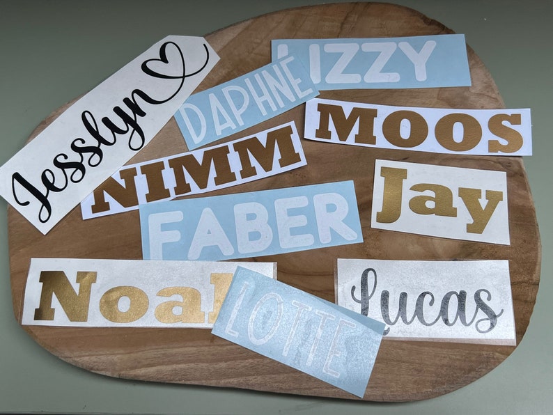 Name Sticker Vinyl For, for Example, Air up or Drinking Bottle - Etsy